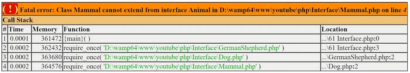 PHP Interfaces - Object Oriented Programming