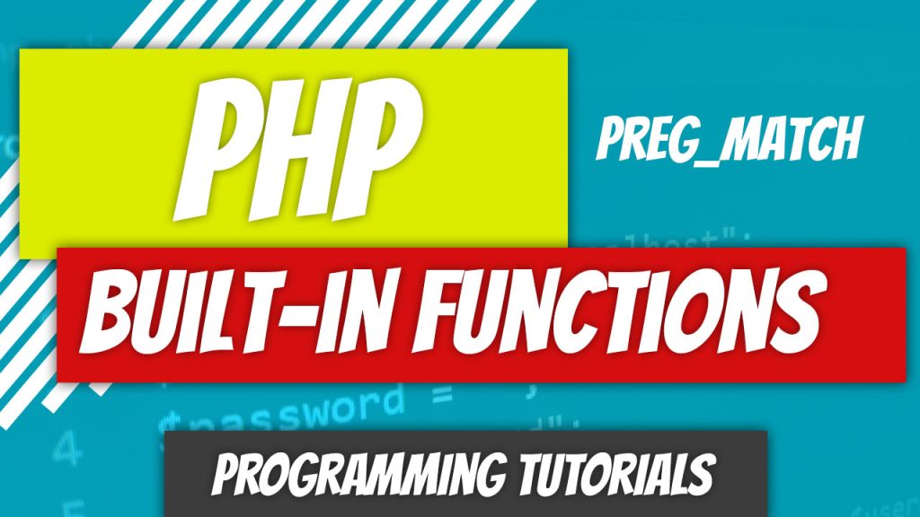PHP - preg_match and Regular Expressions