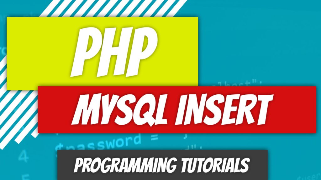 MySQL Insert - PHP Databases by Dino Cajic