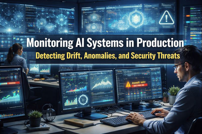 Monitoring AI Models in Production: Drift, Anomalies, Security
